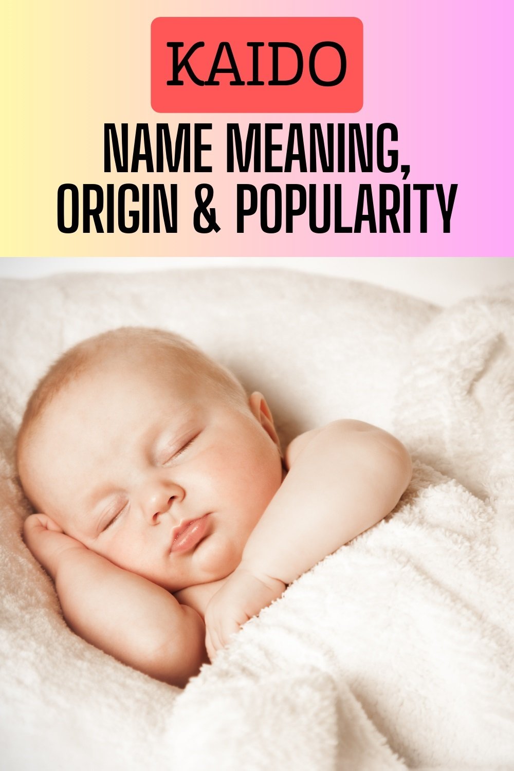 Kaido - Name Meaning, Origin, And Popularity - The Get Real Mom